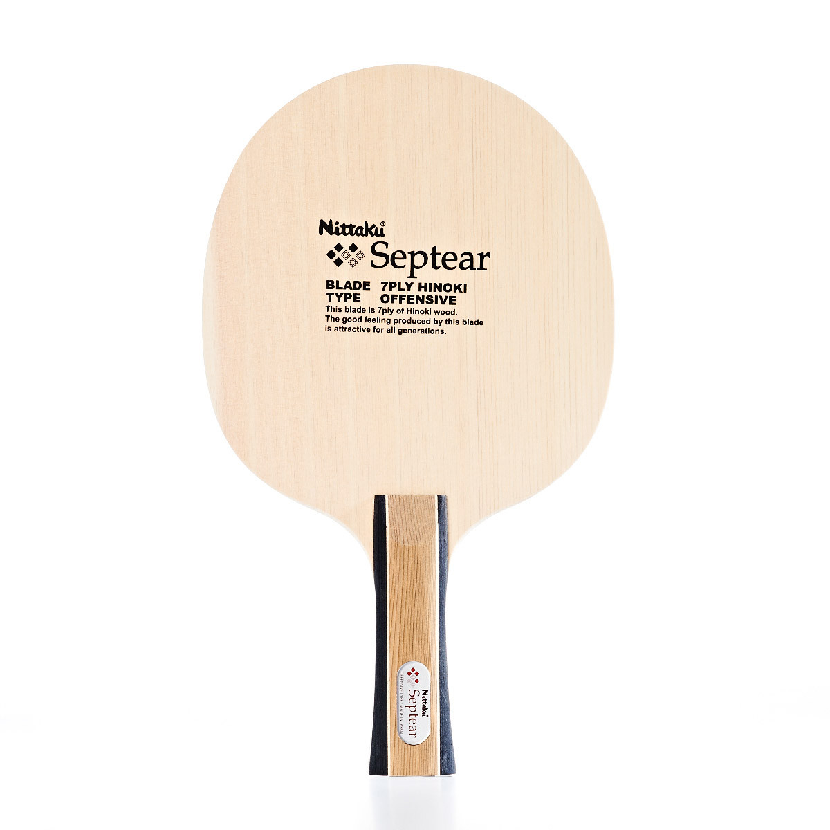ᐅ Nittaku Septear | A very high-quality OFF- blade!
